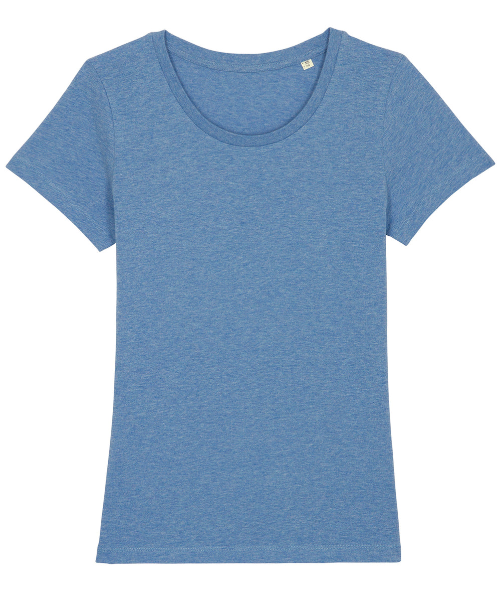 Mid Heather Blue - Women's Stella Expresser iconic fitted t-shirt (STT ...